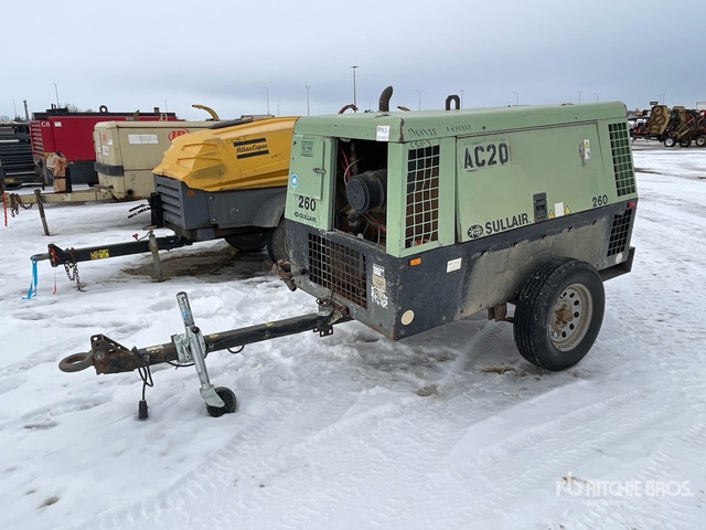 2013 Sullair 260DPQ 260 cfm Mobile Air Compressor | Ritchie Bros ...