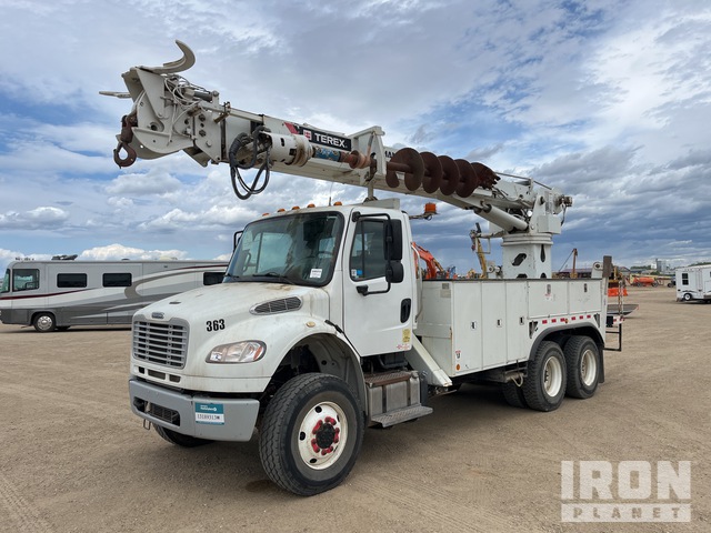 2014 Terex Commander C6060 on 2015 Freightliner M2 106 6x6 Digger ...