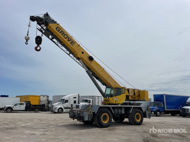 2006 Grove RT600E 50 ton 4x4x4 Rough Terrain Crane | Ritchie Bros ...
