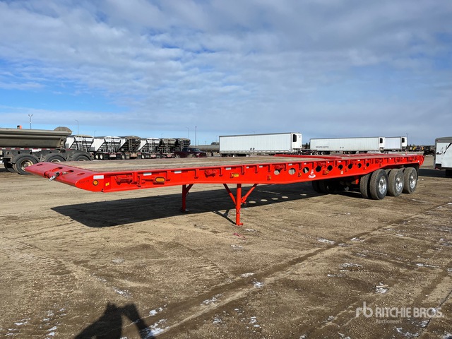 2013 Peerless 50 ton 48 ft Tri/A Flatbed Oilfield Trailer | Ritchie ...