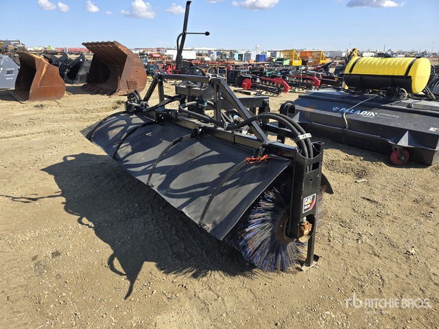 Cat BA30 115 in Q/C Wheel Loader Broom Attachment - Fits Cat IT28 ...