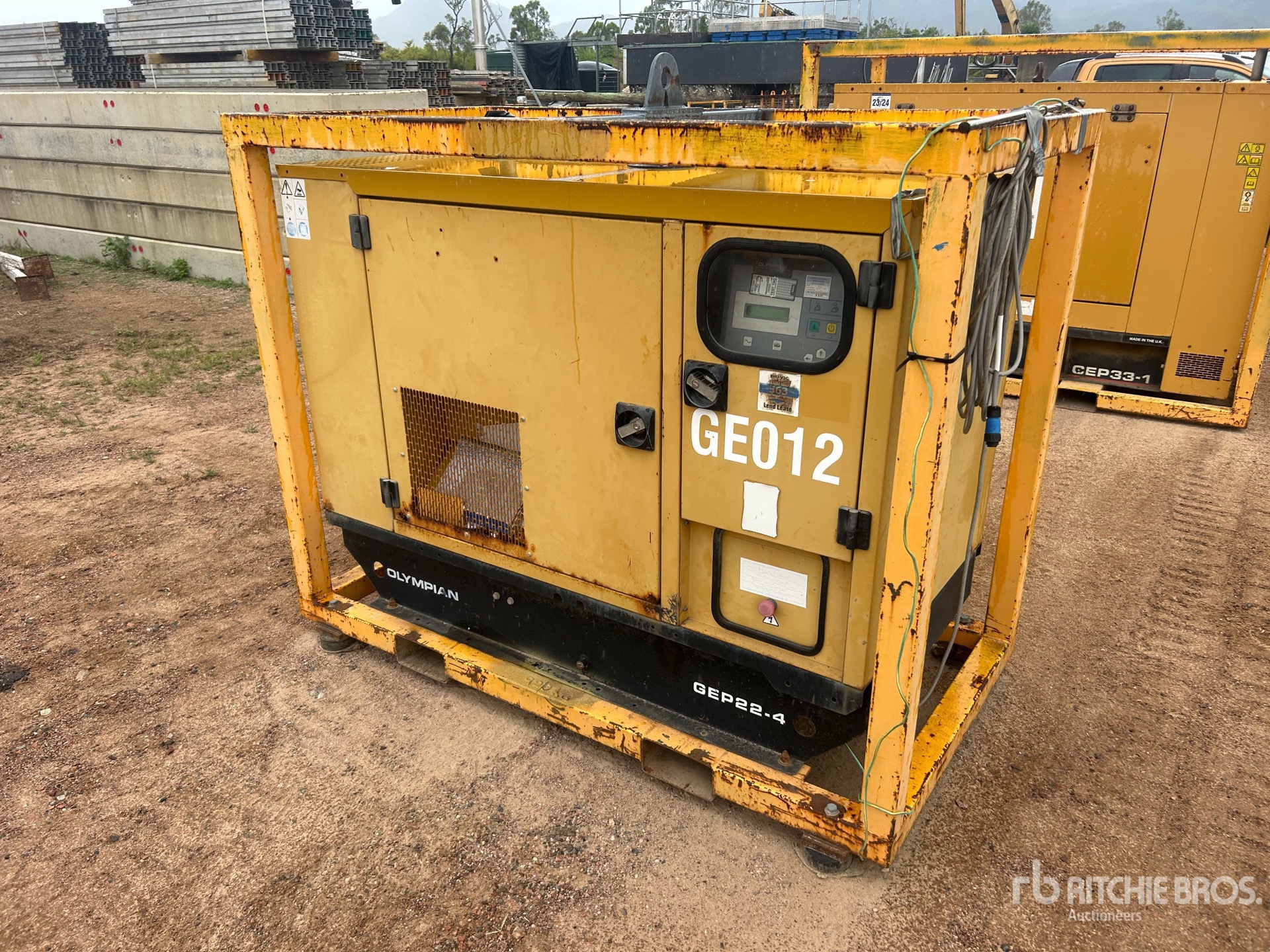 2010 Cat GEP33 33 kVA Skid-Mounted Generator Set | Ritchie Bros ...