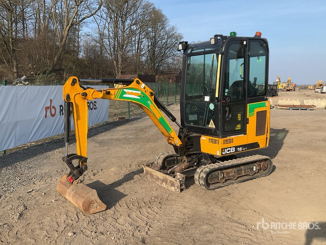 2018 JCB 16C-1 Mini Excavator | Ritchie Bros. Auctioneers