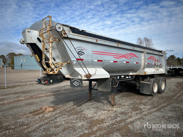 2018 Germanic R-20-2800 28 ft T/A End Dump Trailer | Ritchie Bros ...