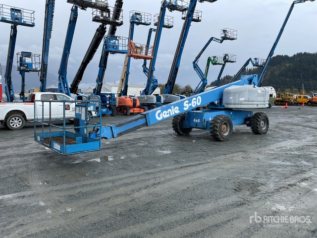 2000 Genie S-60 4WD Diesel Telescopic Boom Lift | Ritchie Bros. Auctioneers