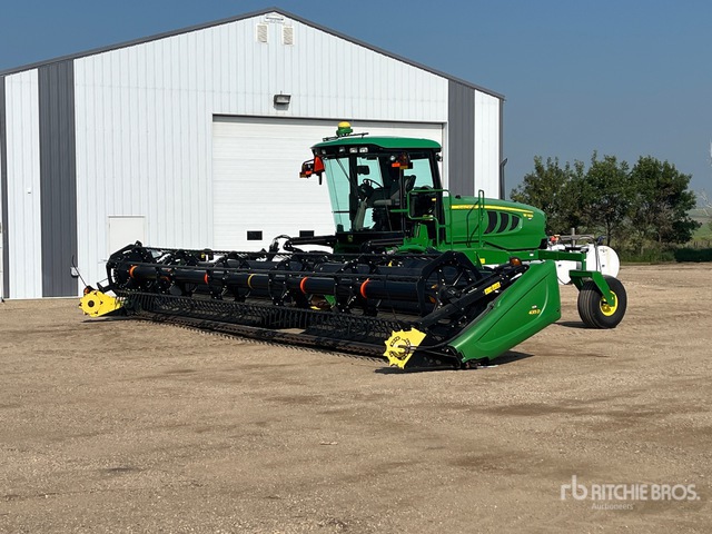 2014 John Deere W150 35 ft Swather Windrower | Ritchie Bros. Auctioneers