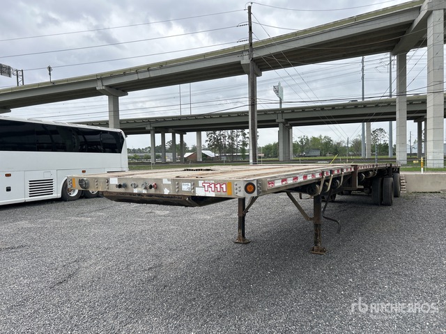 2005 Fontaine RETW18048WSAWK 48 ft T/A Spread Axle Flatbed Trailer ...