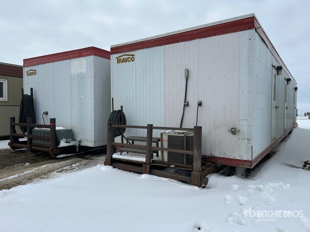 1990 Travco 44 ft x 12 ft 9 Person Skid-Mounted 2-Unit Kitchen/Diner ...
