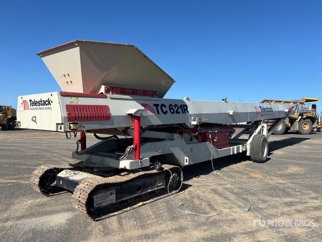 2020 Telestack TC-621R 1050 mm x 21 m Tracked Radial Stacking Convoyeur ...