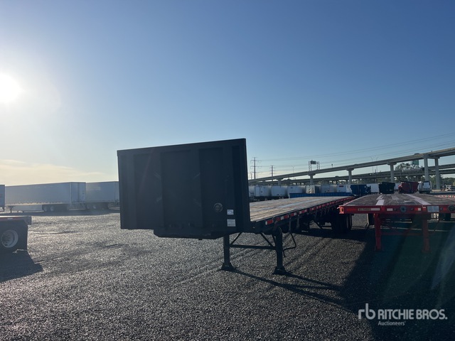 2013 Dorsey 40000 lb 48 ft T/A 48 ft Extendable Flatbed Trailer ...