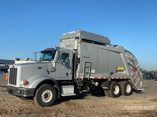 2014 Peterbilt 365 6x4 Rear Loader Camión recolector de residuos ...