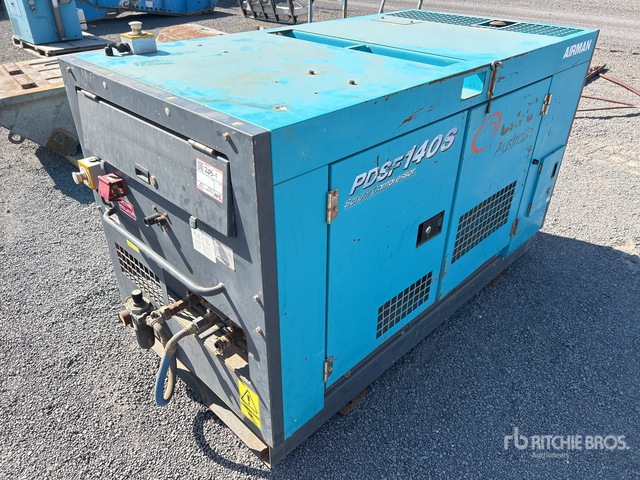 Airman PDSF140S 140 cfm Skid-Mounted Air Compressor | Ritchie Bros ...