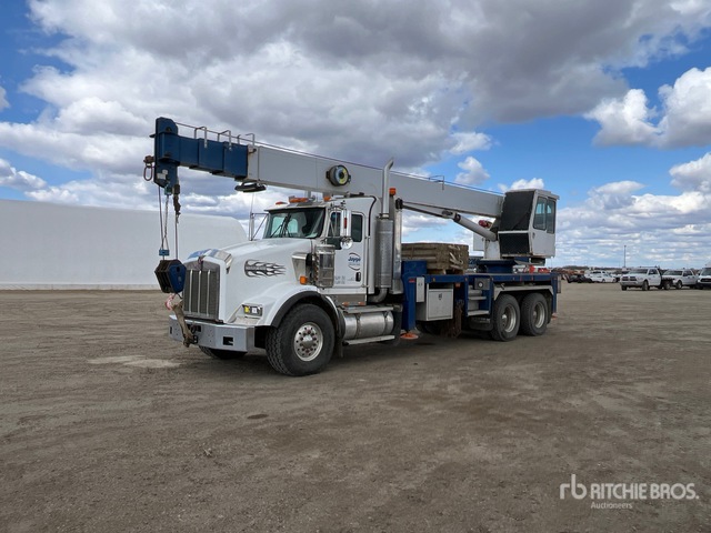 Manitex 28102S 28 ton Straight Boom on 2005 Kenworth T-800 6x4 ...