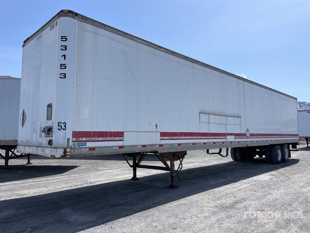 1991 Stoughton AVW-535T-S-C 53 ft x 102 in T/A Van Trailer | Ritchie Bros. Auctioneers