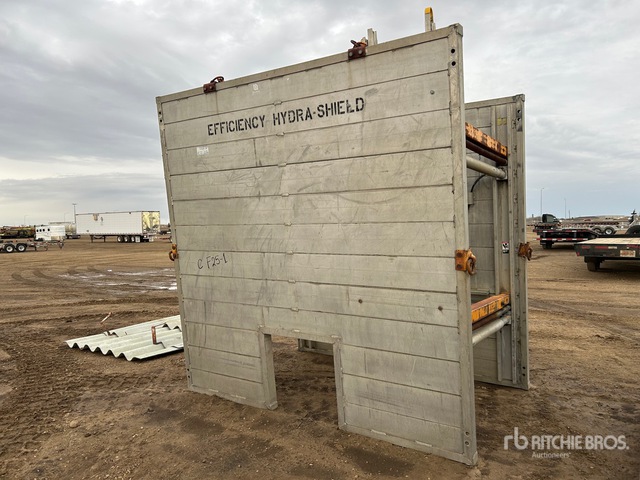 Hydra Shield 8 ft x 8 ft Aluminum Hydraulic Protección de zanja ...