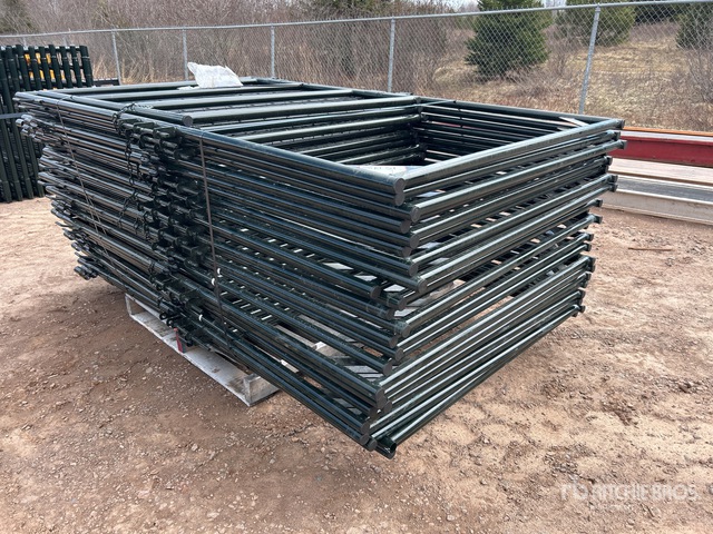 Quantity of (24) 2025 BYT FRMGTE04 7 ft Steel Mesh Livestock Gate ...