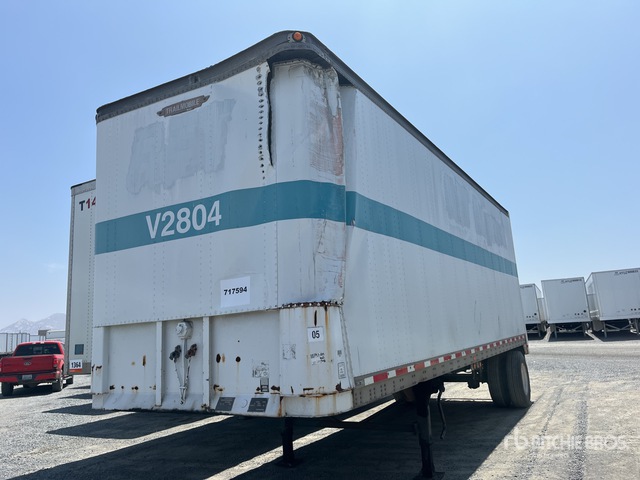 1990 Trailmobile 28 ft x 102 in S/A Semi-remorque fourgon | Ritchie ...