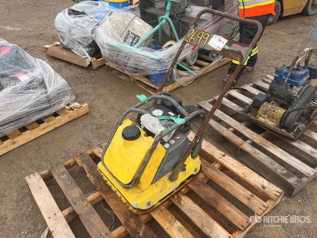 2017 Wacker Wp1550aw Vibratory Plate Compactor Inoperable Ritchie