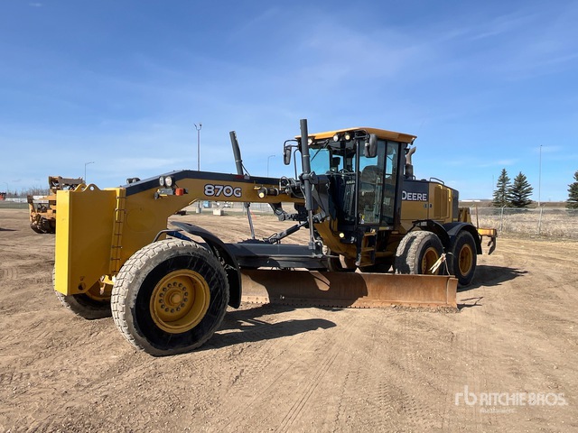 2015 John Deere 870G Motor Grader | Ritchie Bros. Auctioneers