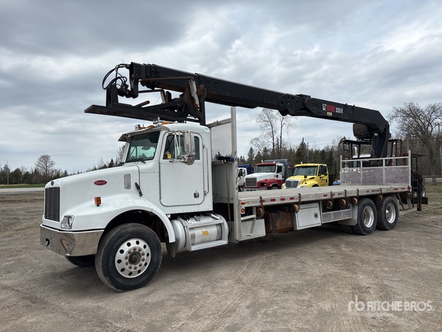 Hiab 335K Straight Boom on 2005 Peterbilt 330 6x4 Boom Truck | Ritchie ...