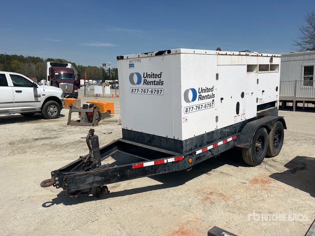 2014 Cummins C150D6R-1402317 150 kW Mobile Stand-By Generator Set ...