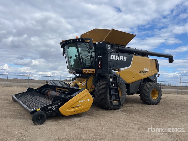 2013 Claas 760 4x4 Combine Harvester | Ritchie Bros. Auctioneers