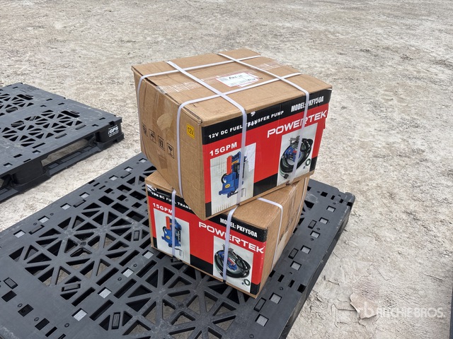Quantity of (2) 2024 Powertek PKFY50A Fuel Pump (Unused) | Ritchie Bros. Auctioneers
