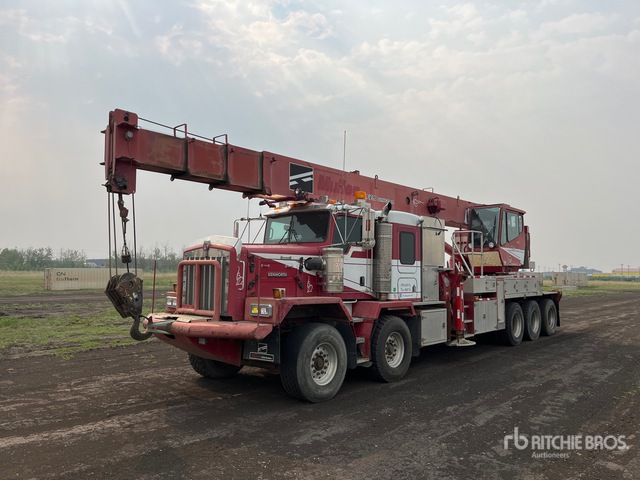National 1800 42 ton Straight Boom on 2007 Kenworth C550B 10x6 Twin ...