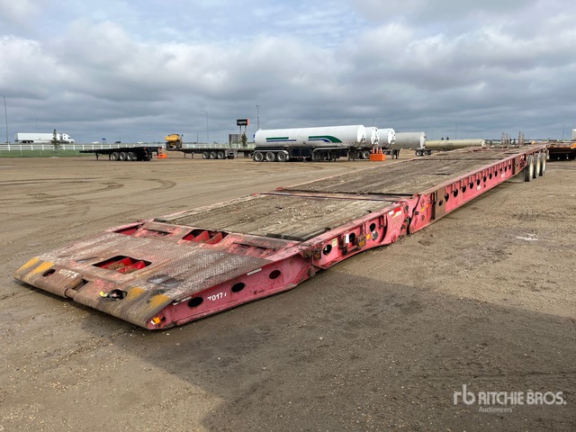 2002 Peerless 59 ft 24-Wheel Folding Neck Trailer | Ritchie Bros ...