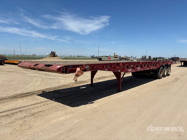 1998 Aspen 49 ft Tri/A Flatbed Oilfield Trailer | Ritchie Bros. Auctioneers