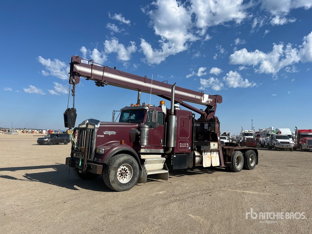 National Series 660E 40000 lb Straight Boom on 2007 Kenworth W900B 6x4 ...