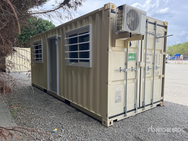 2024 20 ft x 8 ft Skid-Mounted Container Mobile Office (Unused ...