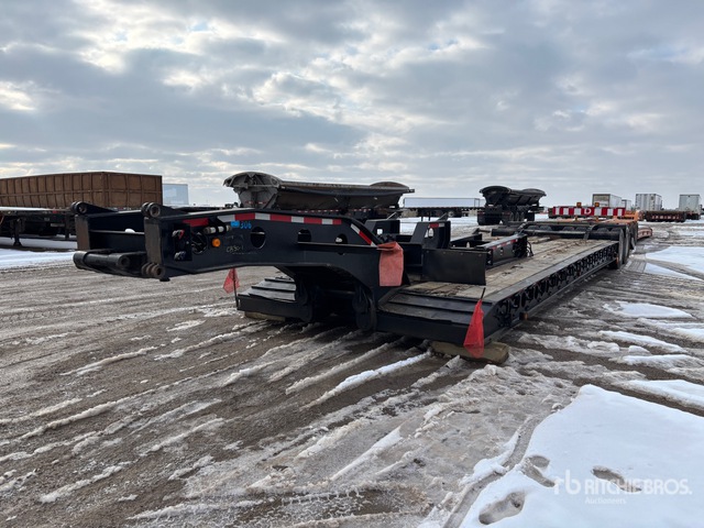 1988 Peerless LB60DD 16-Wheel Double Drop Removable Gooseneck Lowboy ...