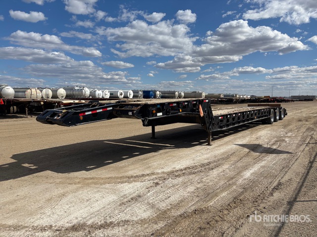 2007 Aspen 55 ton 56 ft Tri/A Folding Neck Trailer | Ritchie Bros ...