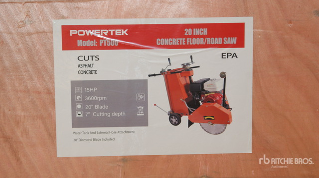 2024 Powertek PT500 Walk-Behind Saw (Unused) | Ritchie Bros. Auctioneers
