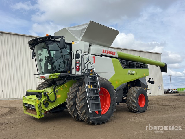 2022 Claas LEXION 8700 Combine Harvester | Ritchie Bros. Auctioneers