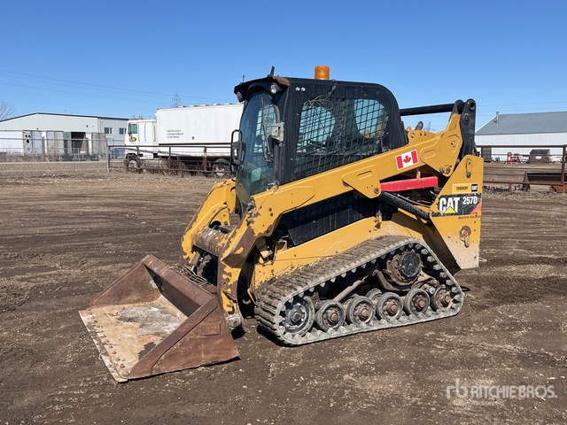 2015 Cat 257D Two-Speed High Flow Compact Track Loader | Ritchie Bros ...