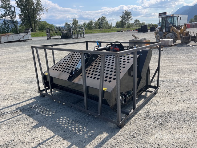 2025 Top Cat ECSSLR72 72 in Skid Steer Landscape Rake (Unused ...