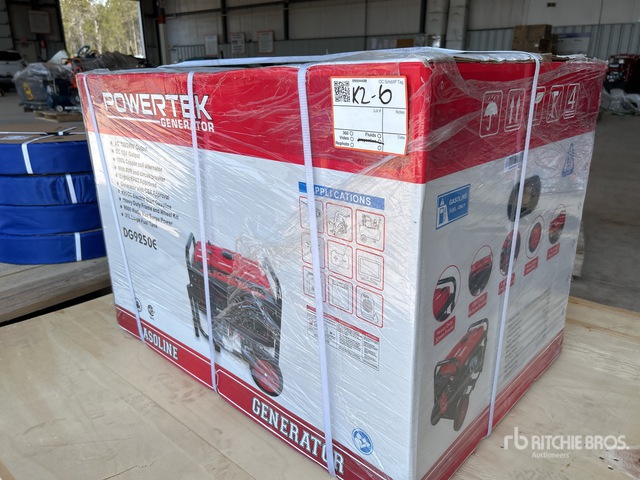 2024 Powertek DG9250E 8 kW Portable Generator Set (Unused) | Ritchie ...