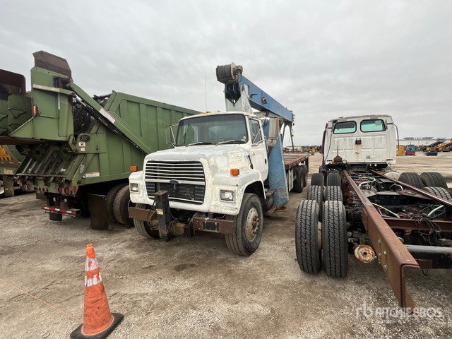 Manitex 2592 25 ton Straight Boom on 1995 Ford LNT8000 6x4 Boom Truck ...