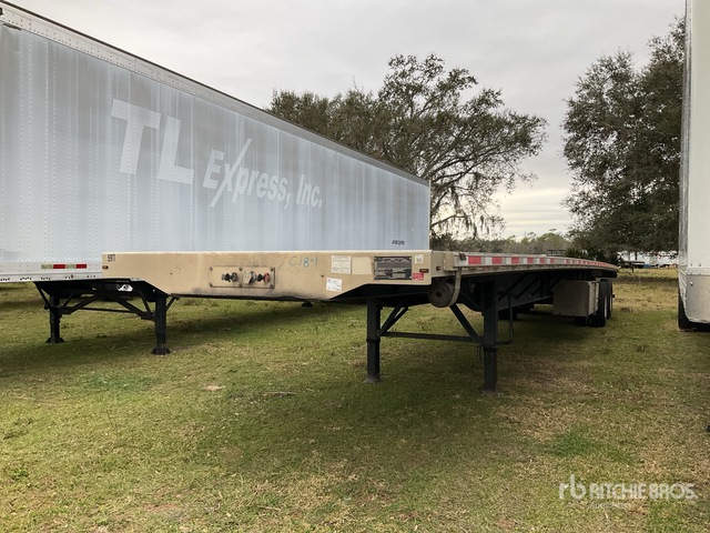 2018 Transcraft 554C 53 ft T/A Flatbed Trailer | Ritchie Bros. Auctioneers