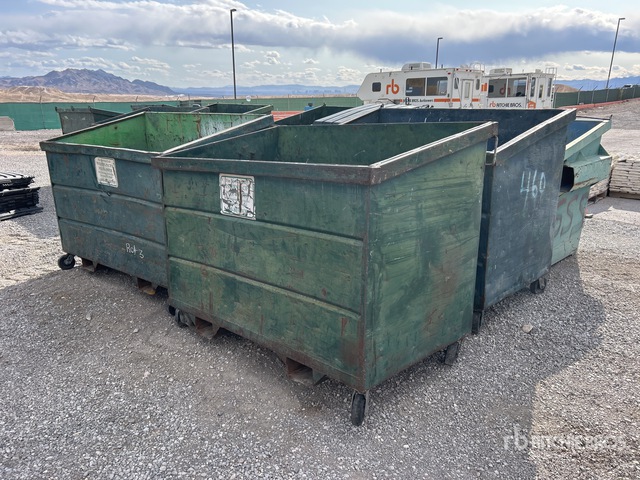 Quantity of (6) Front End Loader Waste Container | Ritchie Bros ...