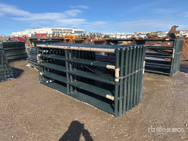 Quantity of (16) 9 ft 6 in x 4 ft Livestock Gate (Unused) | Ritchie ...
