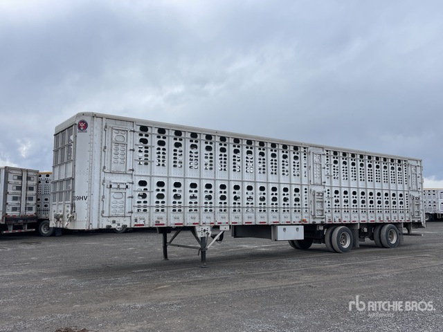 2019 Wilson PSAL-400P 52 ft T/A Spread Axle Remorque pour bétail ...