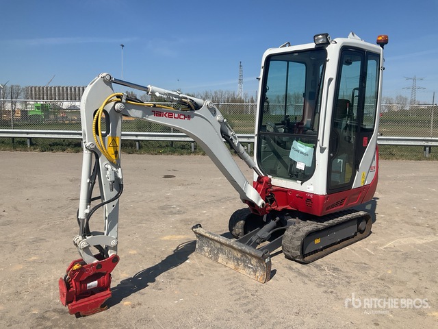 2014 Takeuchi TB216 Mini Excavator | Ritchie Bros. Auctioneers