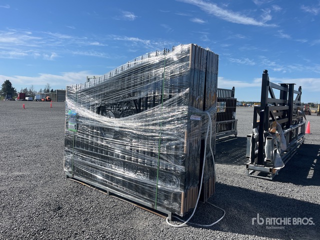 Quantity of (8) 2025 Suihe NG-20T -8 20 ft Wrought Iron Bi-Parting Driveway Gate (Unused ...