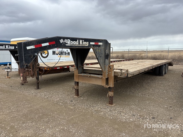 2014 Road King T-132 36 ft T/A Gooseneck Equipment Trailer | Ritchie ...