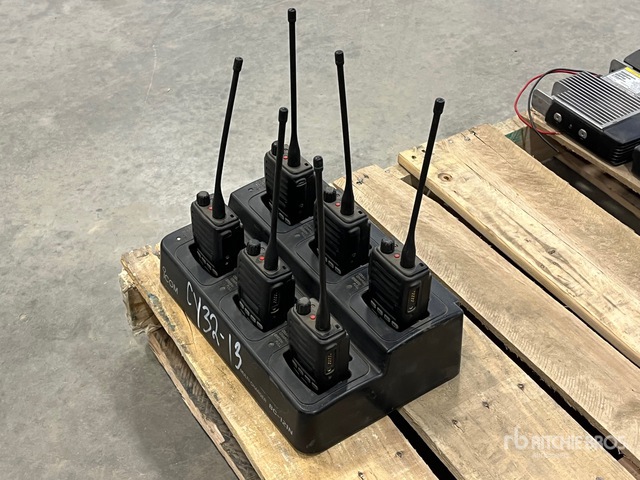 Quantity of (6) Icom IC-F60 Handheld Radios | Ritchie Bros. Auctioneers