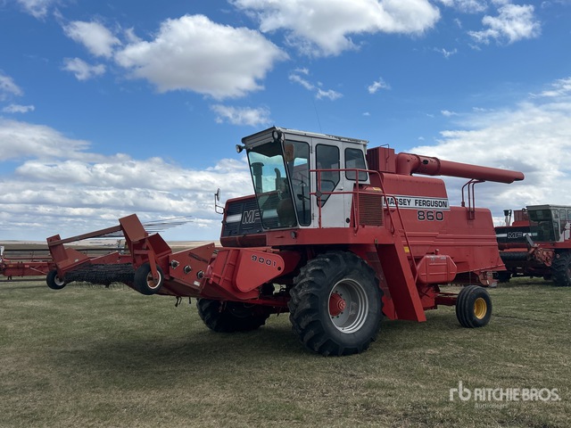 1985 Massey Ferguson 860 Combine Harvester (Inoperable) | Ritchie Bros ...