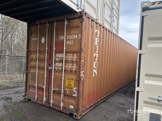 40 ft High Cube Storage Container | Ritchie Bros. Auctioneers
